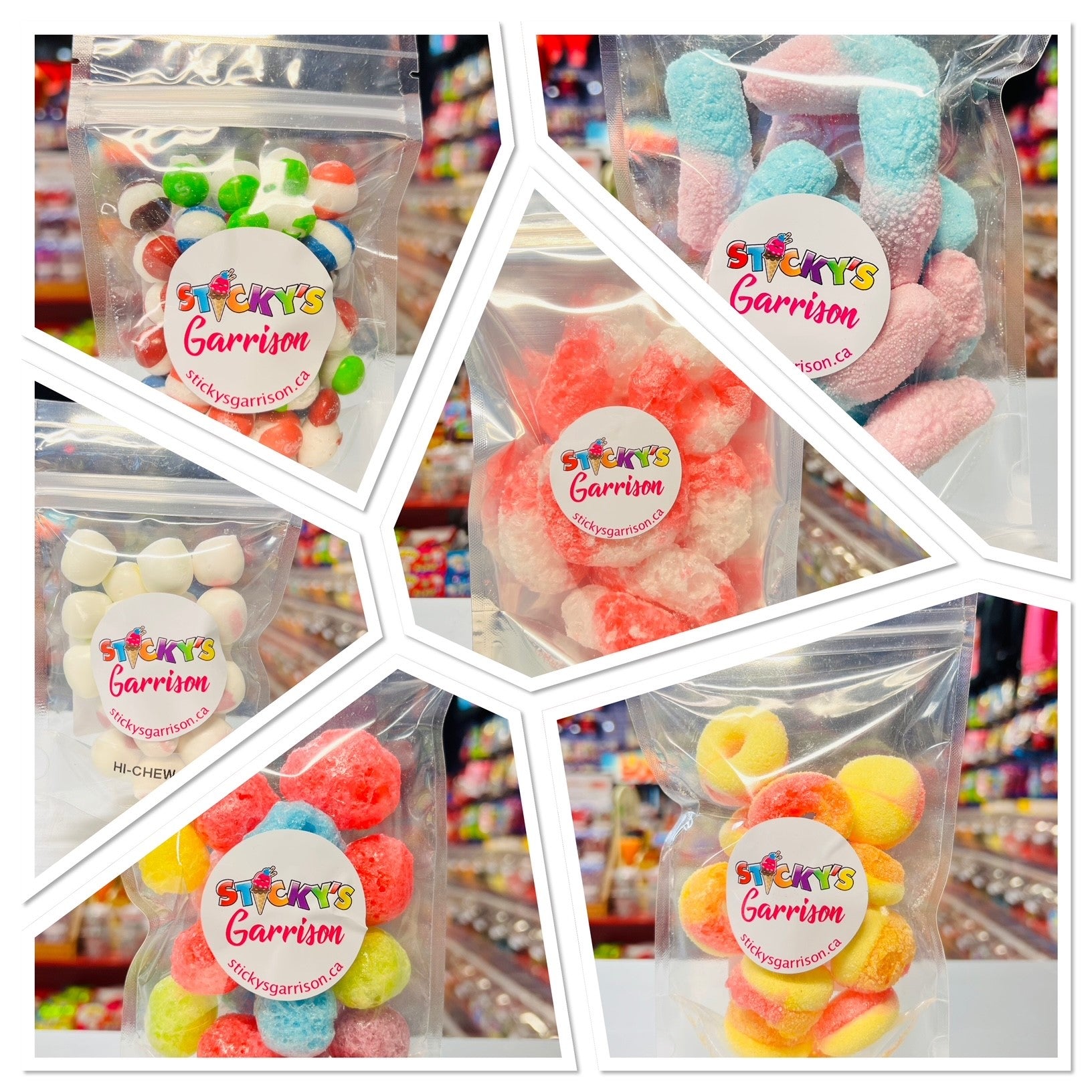 Freeze Dried Candy – Sticky's Garrison Ice Cream, Candy & Gifts