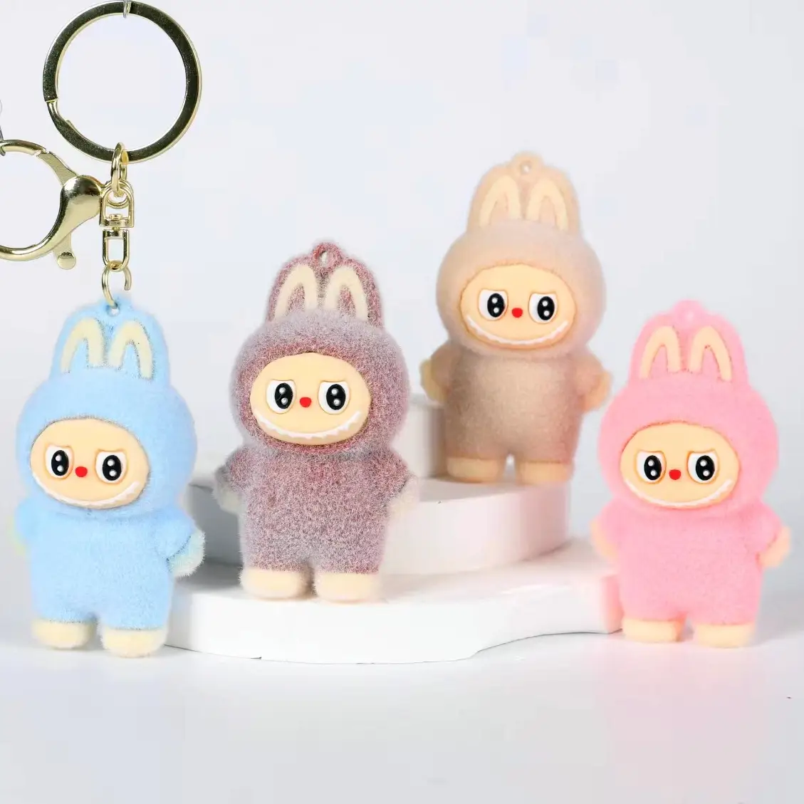 Labubu Inspired 6cm standing Keychain – Sticky's Garrison Ice Cream ...