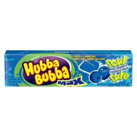 Hubba Bubba Max Sour Blue Raspberry – Sticky's Garrison Ice Cream ...